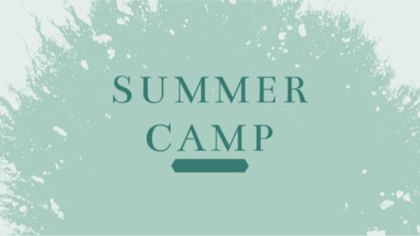 SUMMER CAMP | Genially