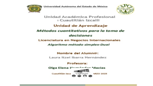 Simplex_Dual_Itzel_Ibarra | Genially