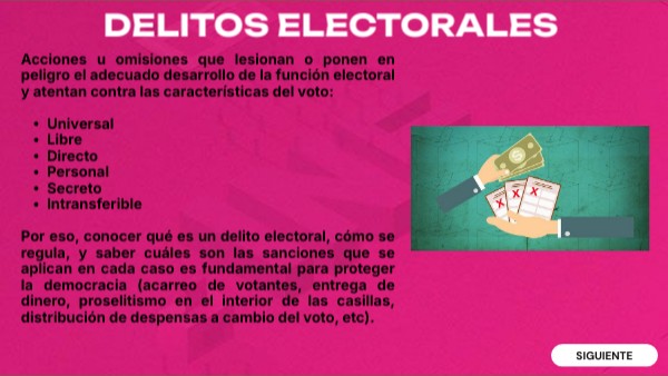 DELITOS ELECTORALES | Genially