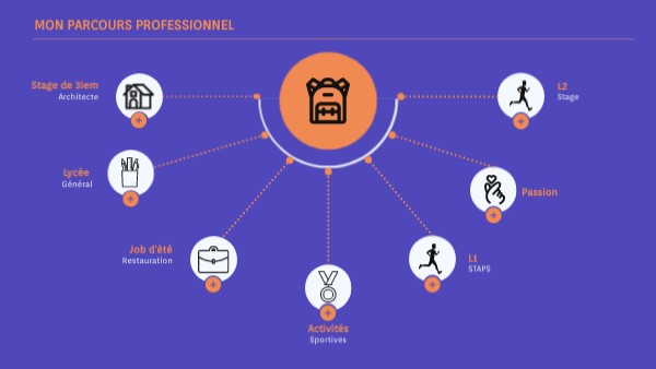 Mon parcours professionnel | Genially