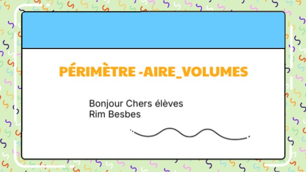 périmètre -aire_volumes | Genially