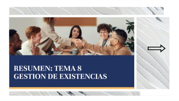 Resumen: Tema 8 GESTION DE EXISTENCIAS | Genially