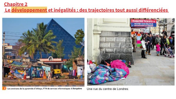 Chapitre 2 Le développement et inégalités : des trajectoires tout aussi différenciées | Genially