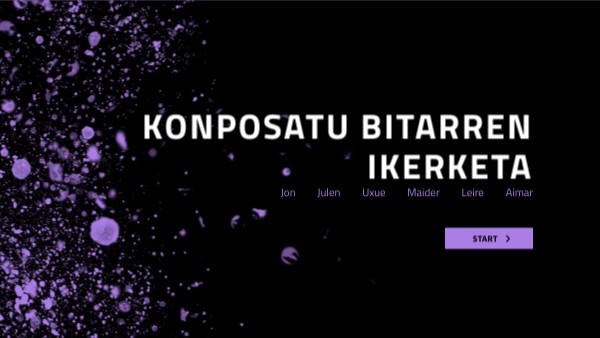 konposatu bitarrak | Genially