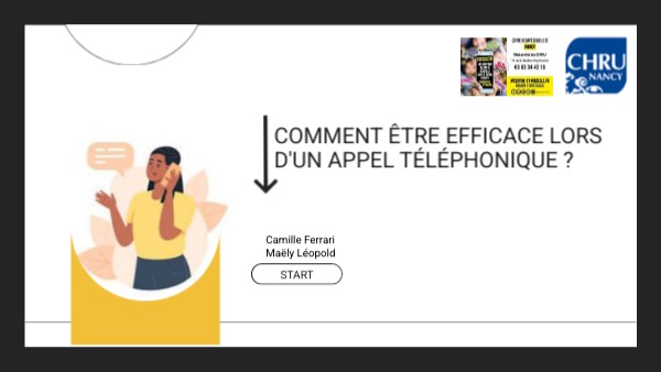 Comment être efficace lors d'un appel téléphonique ? | Genially