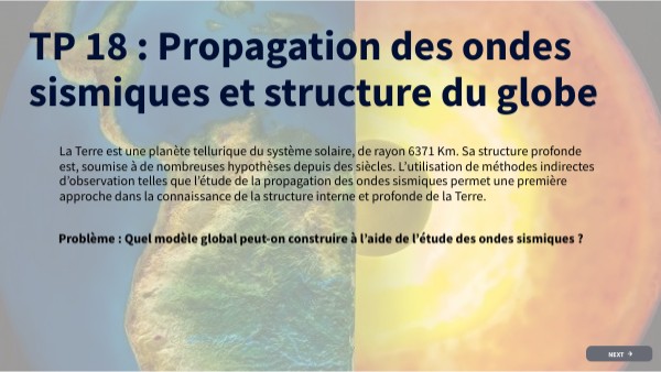 2024/2025 TP 18 structure du globe | Genially