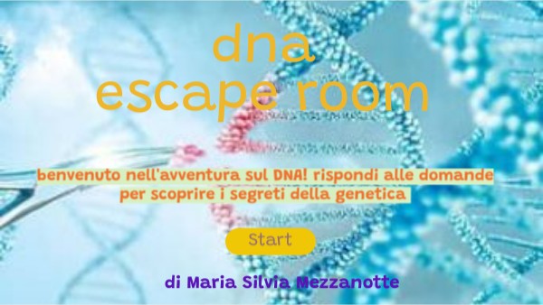 dna escape room | Genially