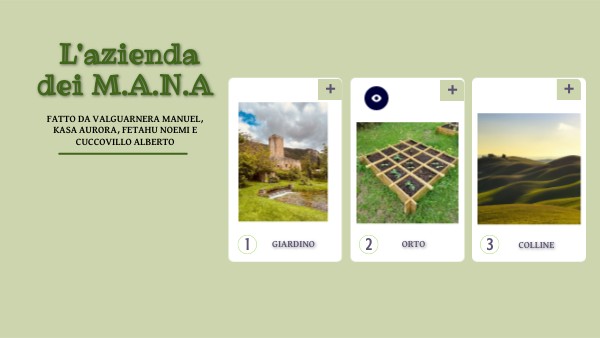 L'azienda dei M.A.N.A | Genially