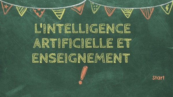 L'Intelligence artificielle et enseignement | Genially