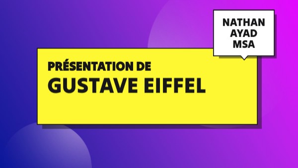 Gustave Eiffel | Genially
