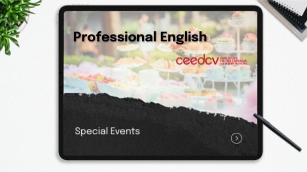 U.11 - Special Events | Genially