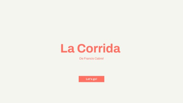 La Corrida | Genially