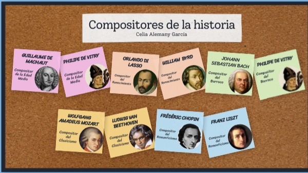 Compositores de la historia | Genially