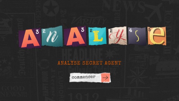 analyse Secret Agent | Genially