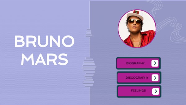 Bruno Mars | Genially