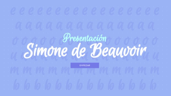 Simone de Beauvoir | Genially
