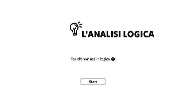 L'ANALISI LOGICA | Genially