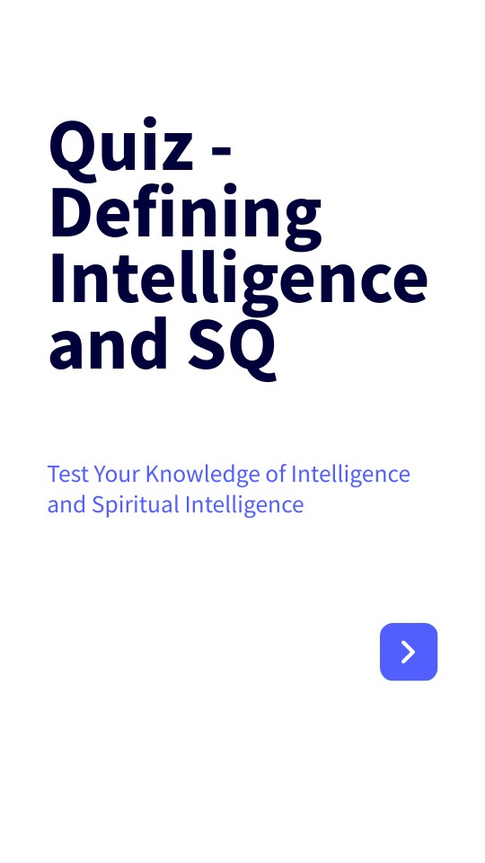 Quiz - Defining Intelligence and SQ | Genially