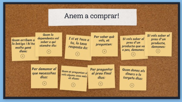 Anem a comprar! | Genially