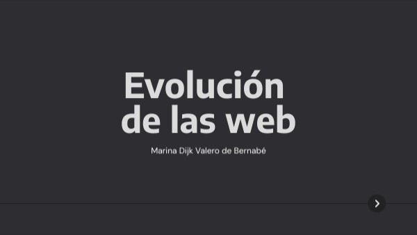 Evolución de las web | Genially