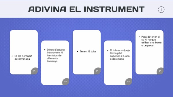 adivina el instrument | Genially