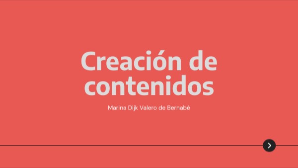 Creación de contenidos | Genially