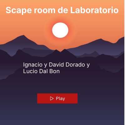 Scape room Laboratorio | Genially