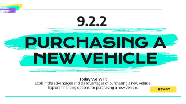 Purchasing a New Vehicle | Genially