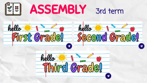 3rd term English Assembly | Genially
