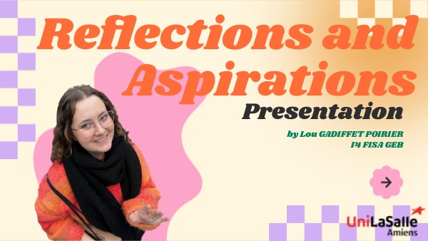 Reflections and Aspirations | Genially