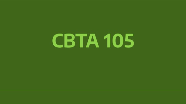 CBTA 105 | Genially