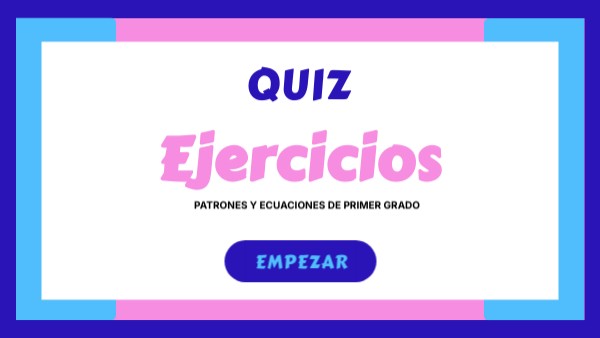 Ejercicios | Genially