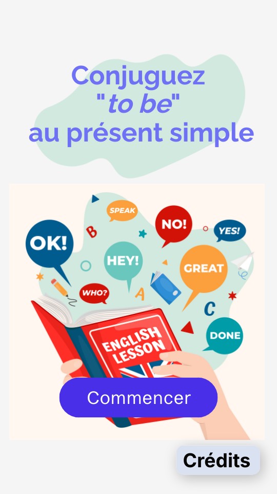 Conjuguez " to be " au présent simple | Genially