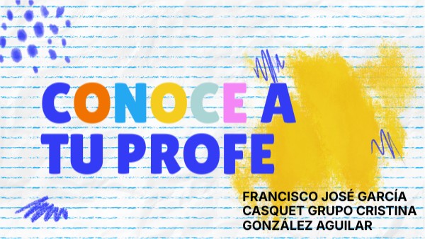 Conoce a tu profe | Genially