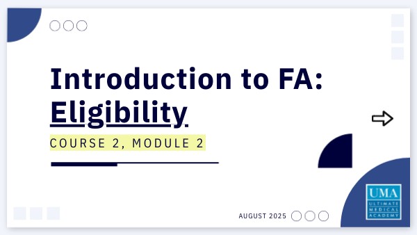 Course 2, Mod 2 - Eligibility | Genially