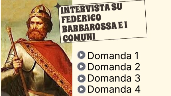 intervista su federico barbarossa e i comuni | Genially