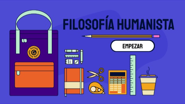 CURSO - FILOSOFIA HUMANISTA | Genially