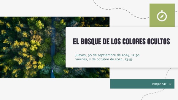 el BOSQUE DE LOS COLORES OCULTOS | Genially