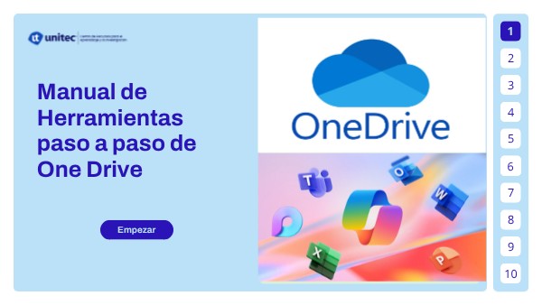 Manual de Herramientas paso a paso de One Drive | Genially