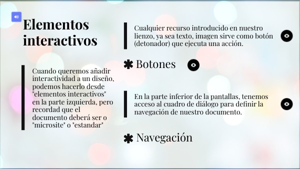 Elementos interactivos | Genially