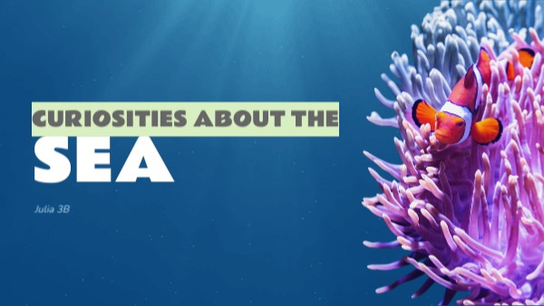 SEA JULIA 3º B | Genially