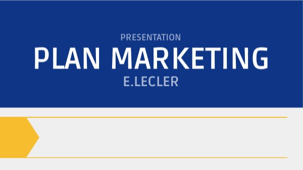 plan Marketing | Genially