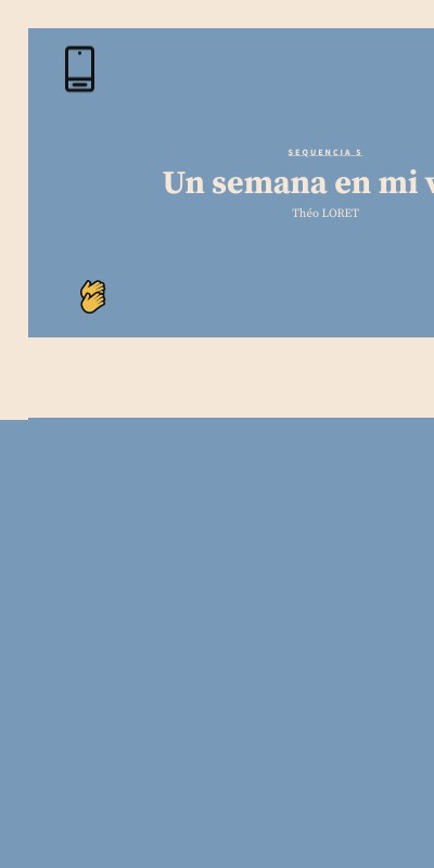 Un semana en mi vida | Genially