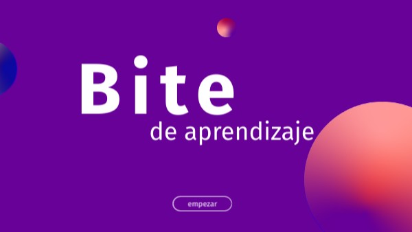 Bite de aprendizaje | Genially
