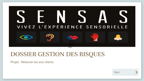 Dossier gestion des risques | Genially