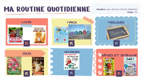 MA ROUTINE QUOTIDIENNE | Genially