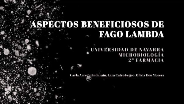 ASPECTOS BENEFICIOSOS DE FAGO LAMBDA | Genially
