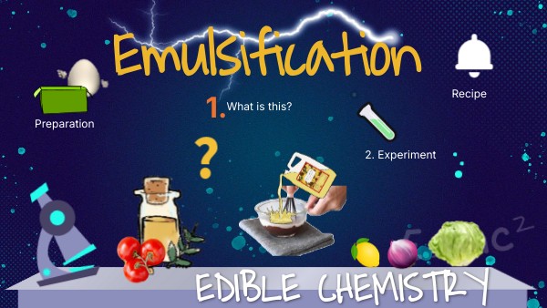 Edible Chemistry: Emulsification | Genially