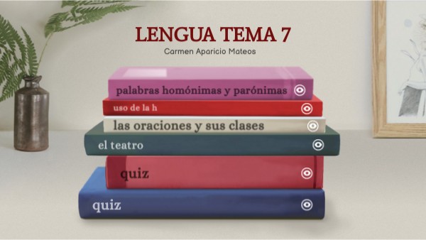 lengua tema 7 | Genially
