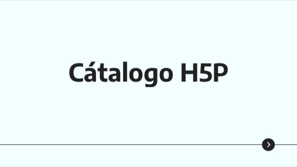 Cátalogo H5P | Genially